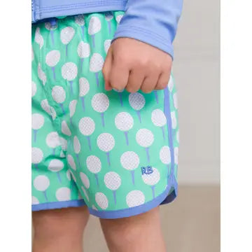 RuffleButts + RuggedButts - Boys Tee Time Swim Trunks – Classy Rascals ...